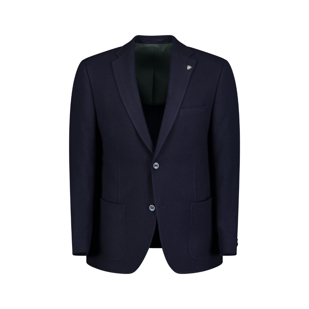 Roy Robson | Wool-Cotton Jacket | Dark Blue – Palmer Menswear